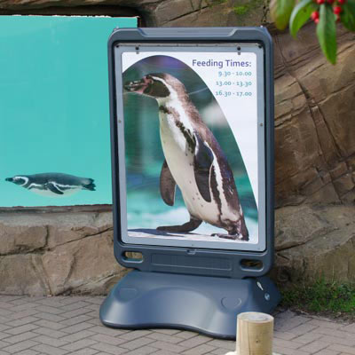 Advocate™ Poster Display Sign - PPE / Social Distancing Signage - Glasdon