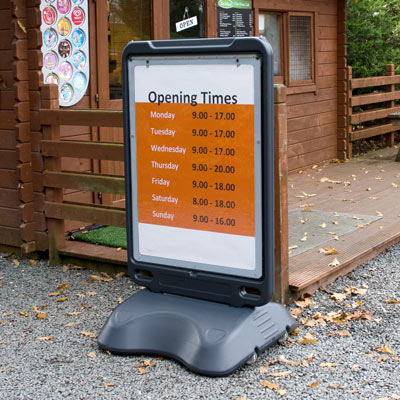 Advocate™ Floor Standing Poster Display Sign - Glasdon