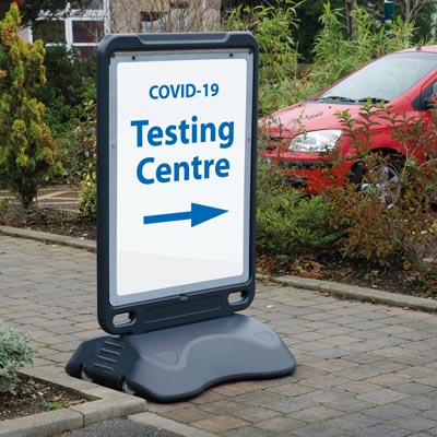 Advocate™ Poster Display Sign - PPE / Social Distancing Signage - Glasdon