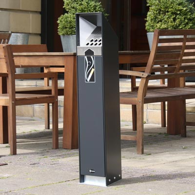 Ashguard™ Free Standing Cigarette Bin - Glasdon