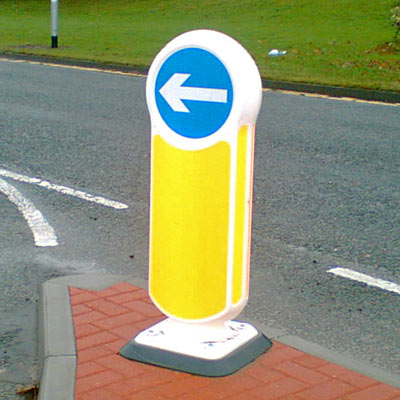 Rebound Signmaster LED™ Bollard - Glasdon