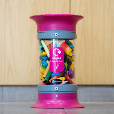 C-Thru™ 5L Vape Recycling Bin - Collection Tube – Glasdon
