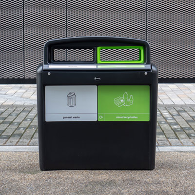 Nexus® Evolution City Duo PPE Waste Disposal Station - Glasdon