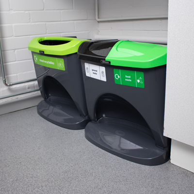 Nexus® Stack 30 Duo Recycling Bin - Stackable - 2 Waste Streams | Glasdon