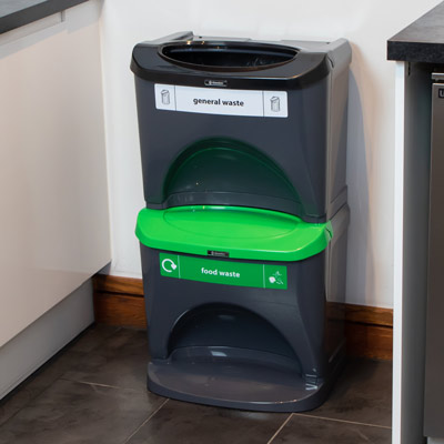 Nexus® Stack 60 - 2 Stackable Recycling Containers - Home or Business | Glasdon