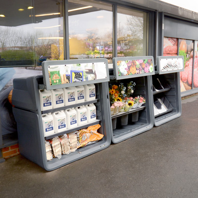 Nova™ Storage Bunker - Maximise Sales - Retail/Forecourt Solution - Glasdon