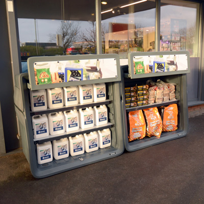 Nova™ Storage Bunker - Maximise Sales - Retail/Forecourt Solution - Glasdon