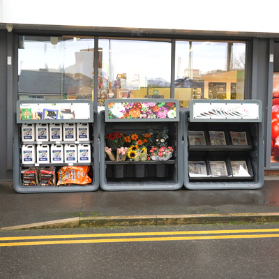 Nova™ Storage Bunker - Maximise Sales - Retail/Forecourt Solution - Glasdon