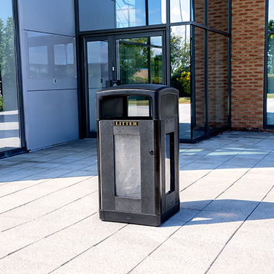 Origin® Insight 110 Transparent Security Bin | Glasdon International