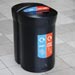 Nexus® 100 Duo Can / Plastic Bottle Recycling Bin by Glasdon
