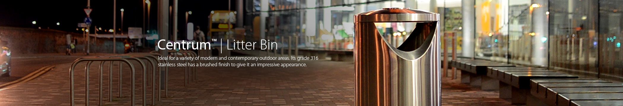 Outdoor Litter Bins & External Waste Bins - Glasdon Ireland